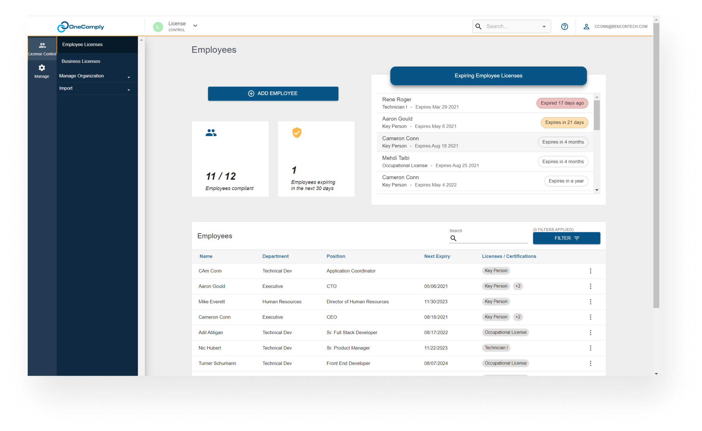 Occupational & Frontline License Tracking Automation Tool | Our ...