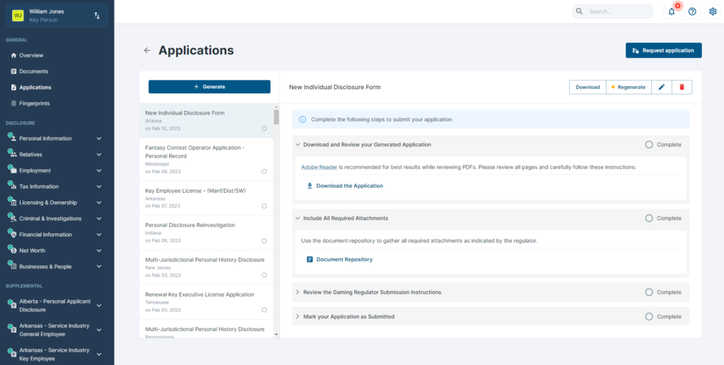 License Application & Management | Our Solutions | OneComply